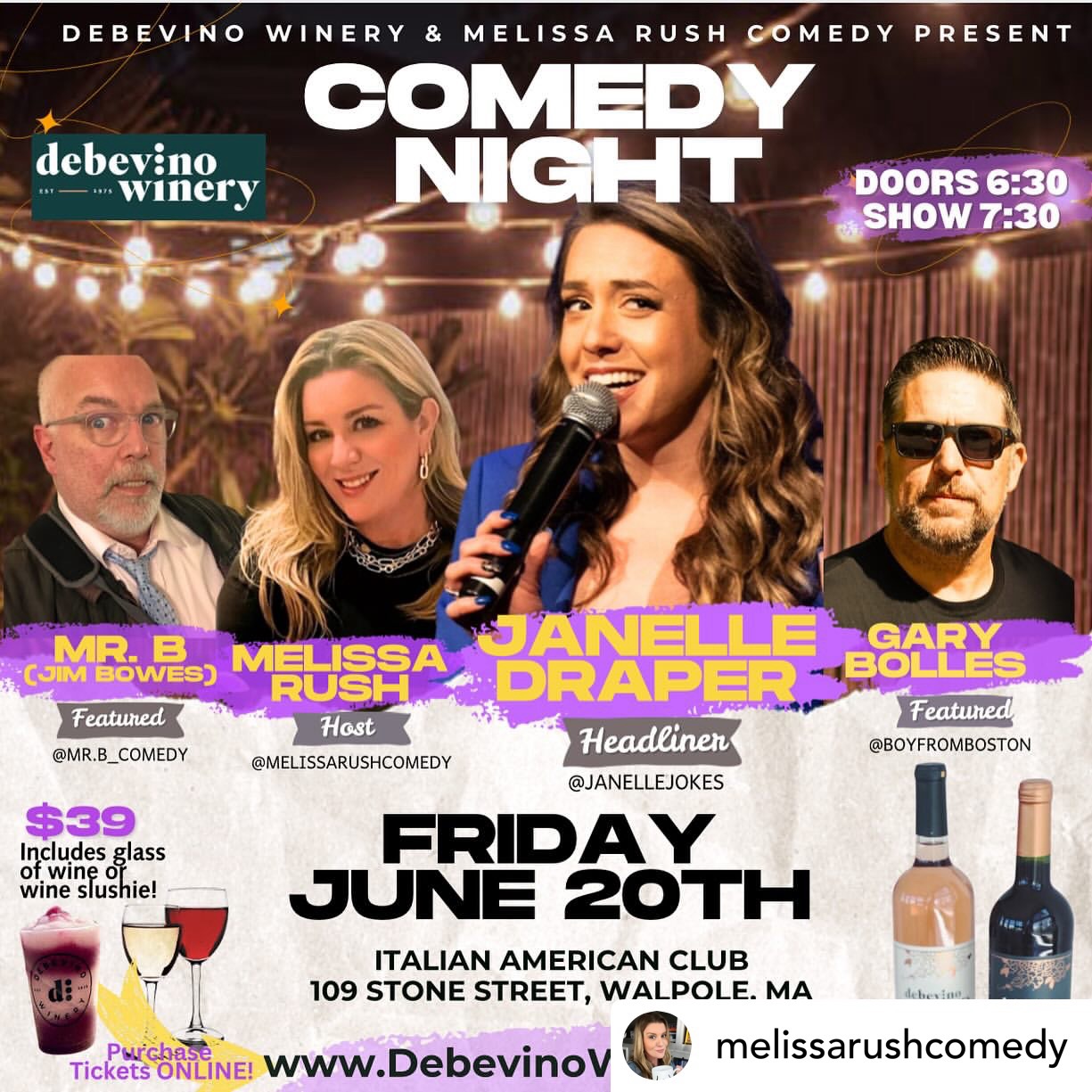 Shows – Melissa Rush Comedy & Events